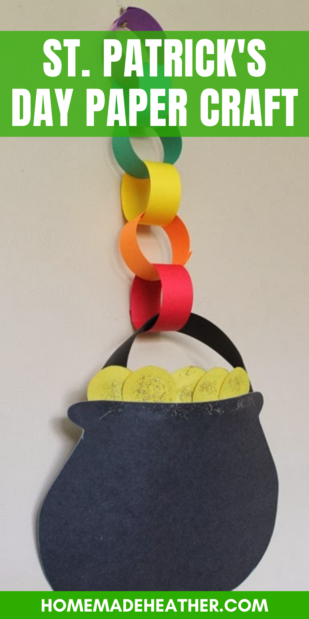 St Patrick’s Day Paper Craft for Kids » Homemade Heather