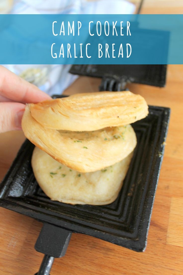 Camp Cooker Pull Apart Garlic Bread » Homemade Heather