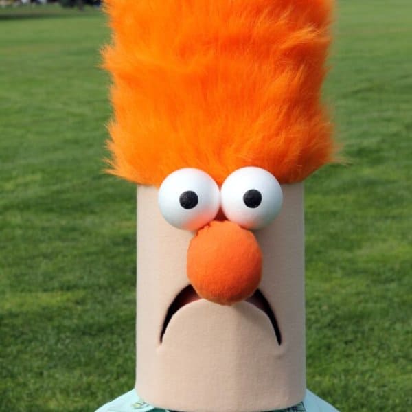 Beaker Muppet Costume Tutorial Homemade Heather