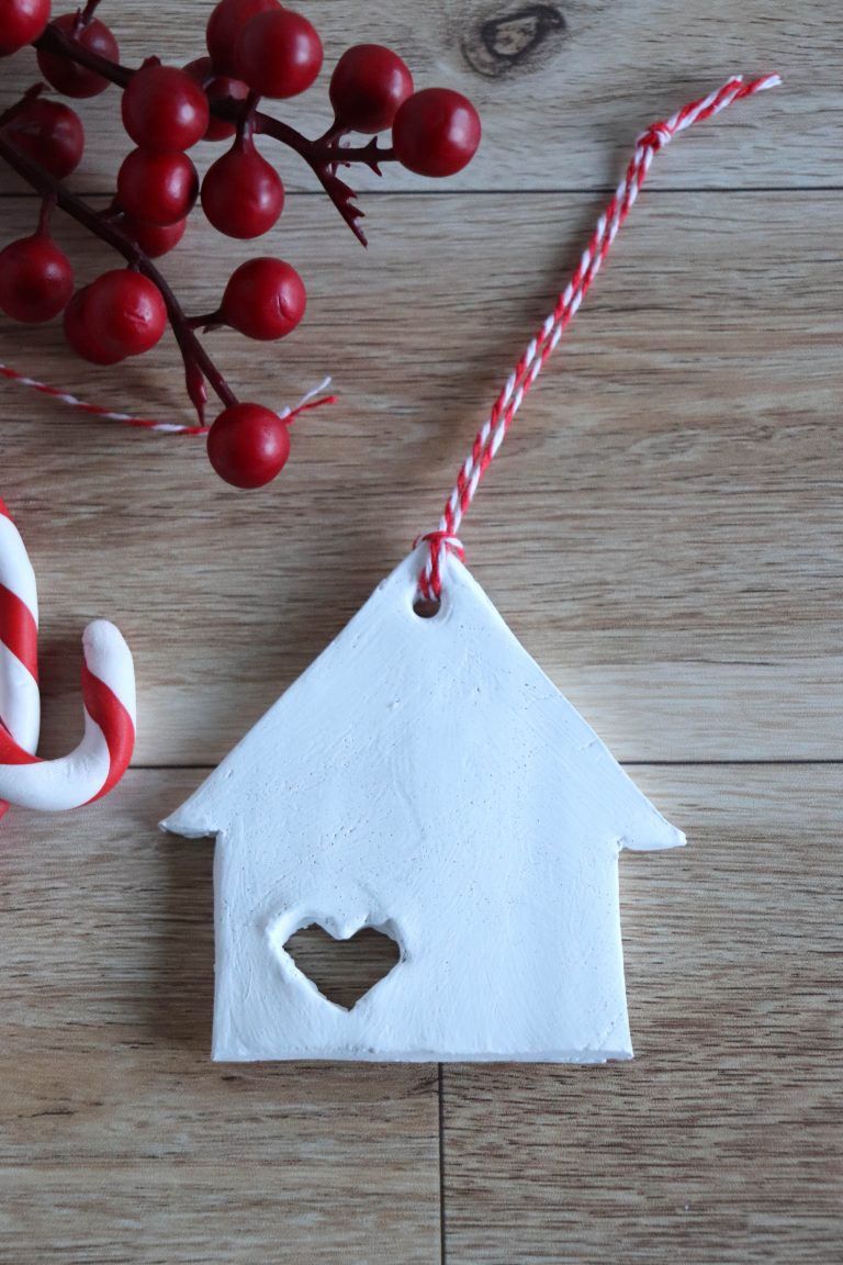 Clay Farmhouse Ornament Tutorial with Printable Templates » Homemade ...