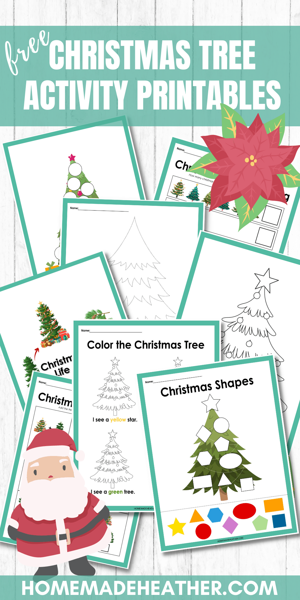 Free Christmas Tree Activity Printables » Homemade Heather