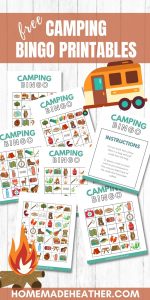 Free Camping Bingo Printables » Homemade Heather