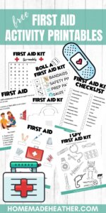 First Aid Activity Printables for Elementary School » Homemade Heather