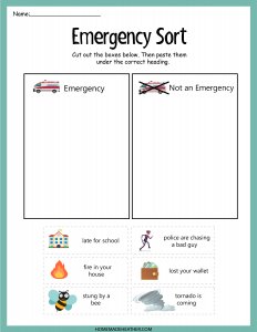 Free Emergency Printable Work Sheets » Homemade Heather