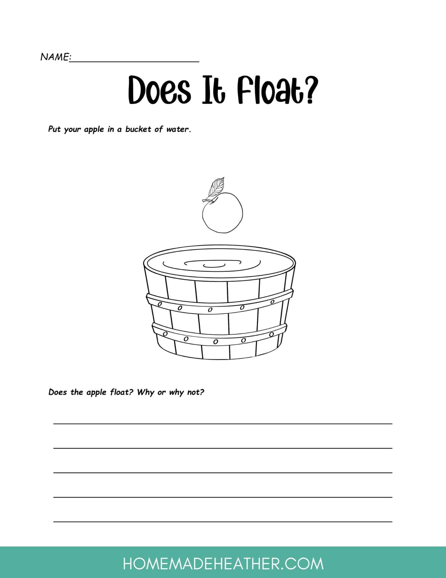 Free Apple Activity Printables » Homemade Heather