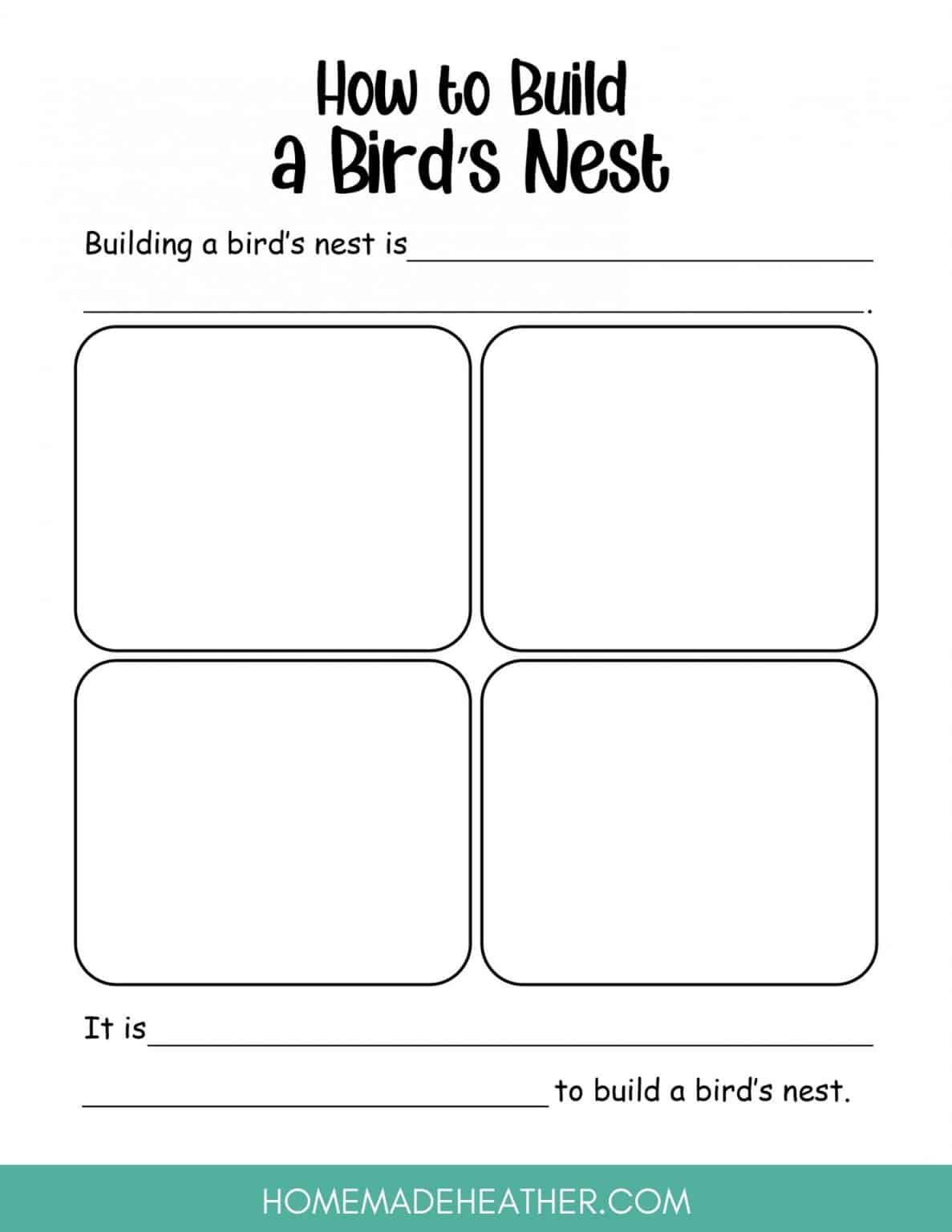 Bird Printable Work Sheets for Elementary School » Homemade Heather