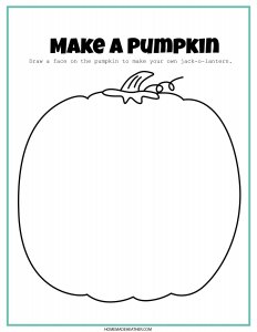 Free Pumpkin Activity Printables » Homemade Heather