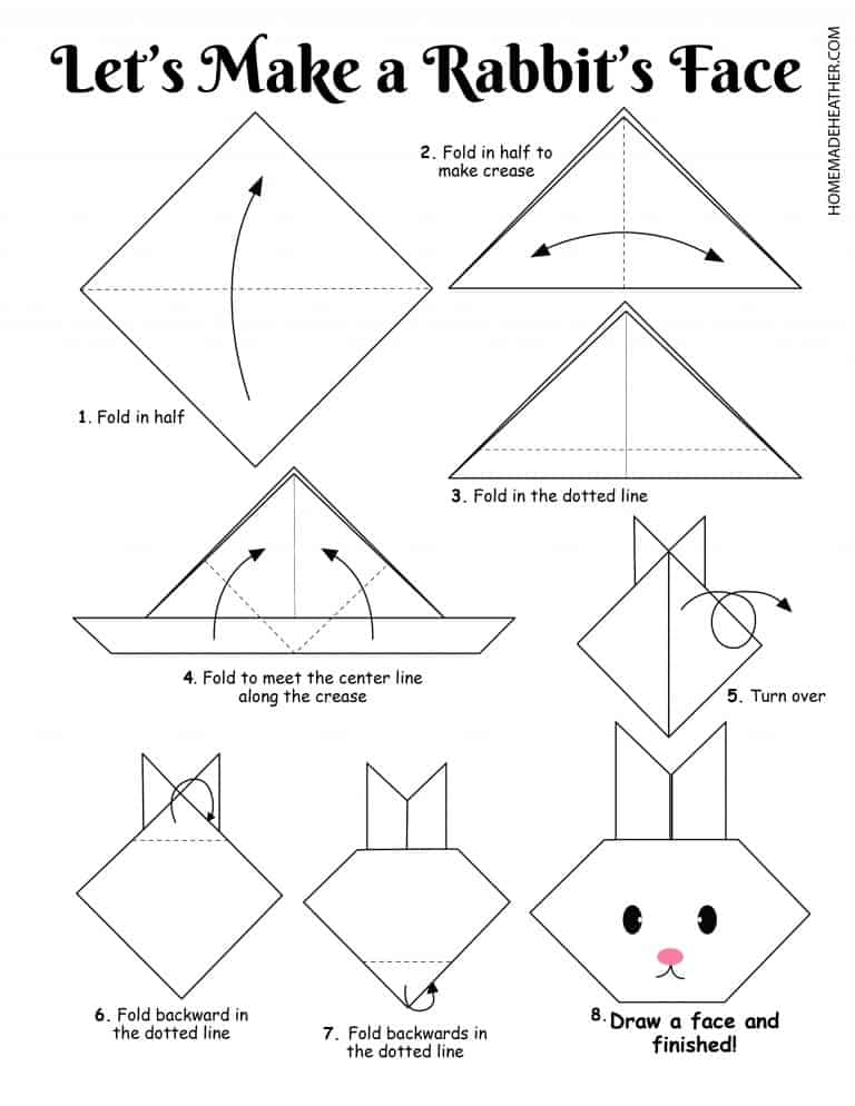 Free Origami Animal Printable Designs » Homemade Heather