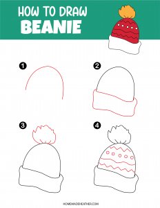 Free How To Draw Winter Printables » Homemade Heather