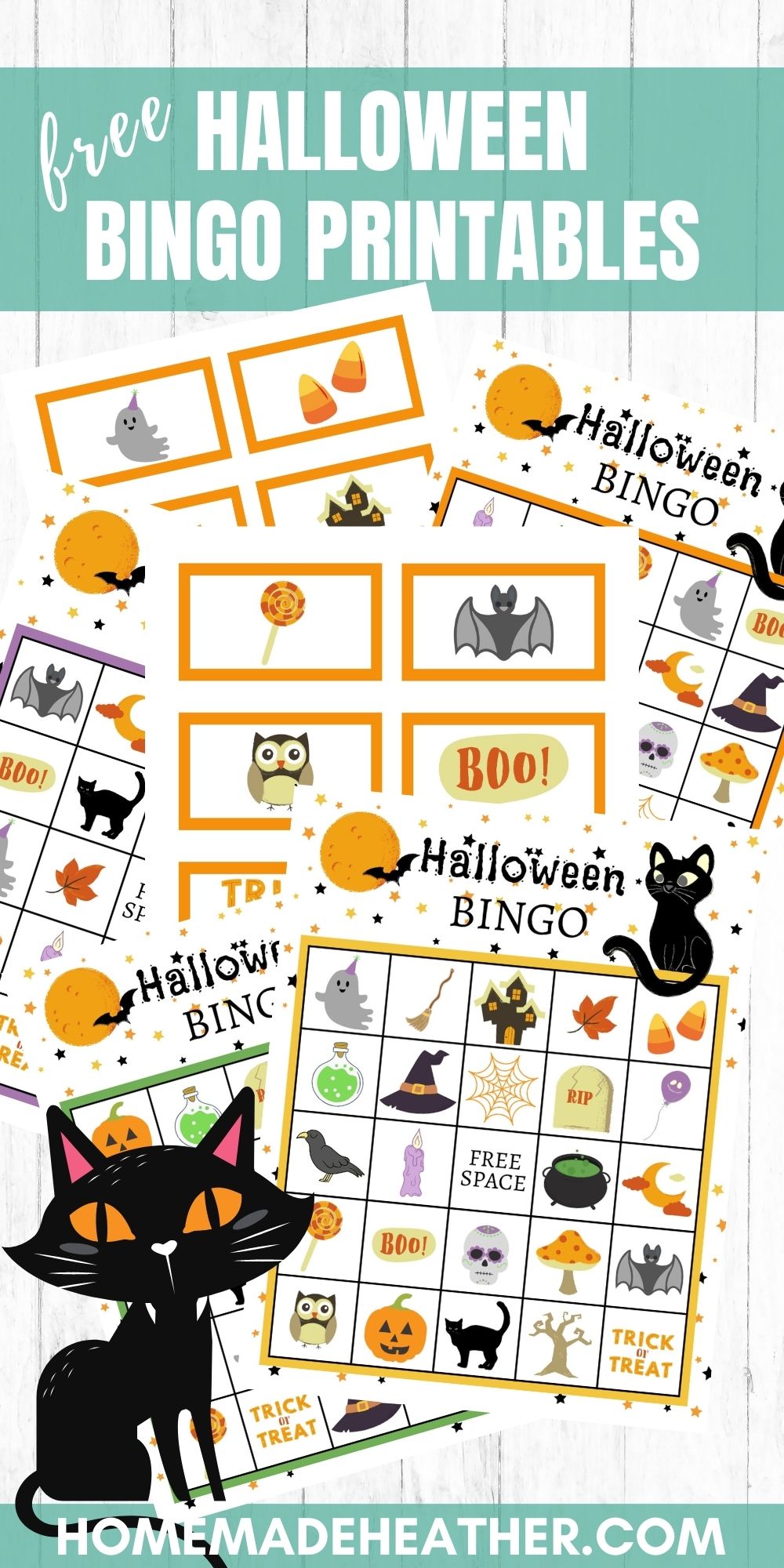 Free Halloween Bingo Printables » Homemade Heather