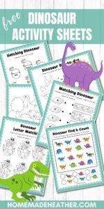 Free Dinosaur Activity Printables » Homemade Heather