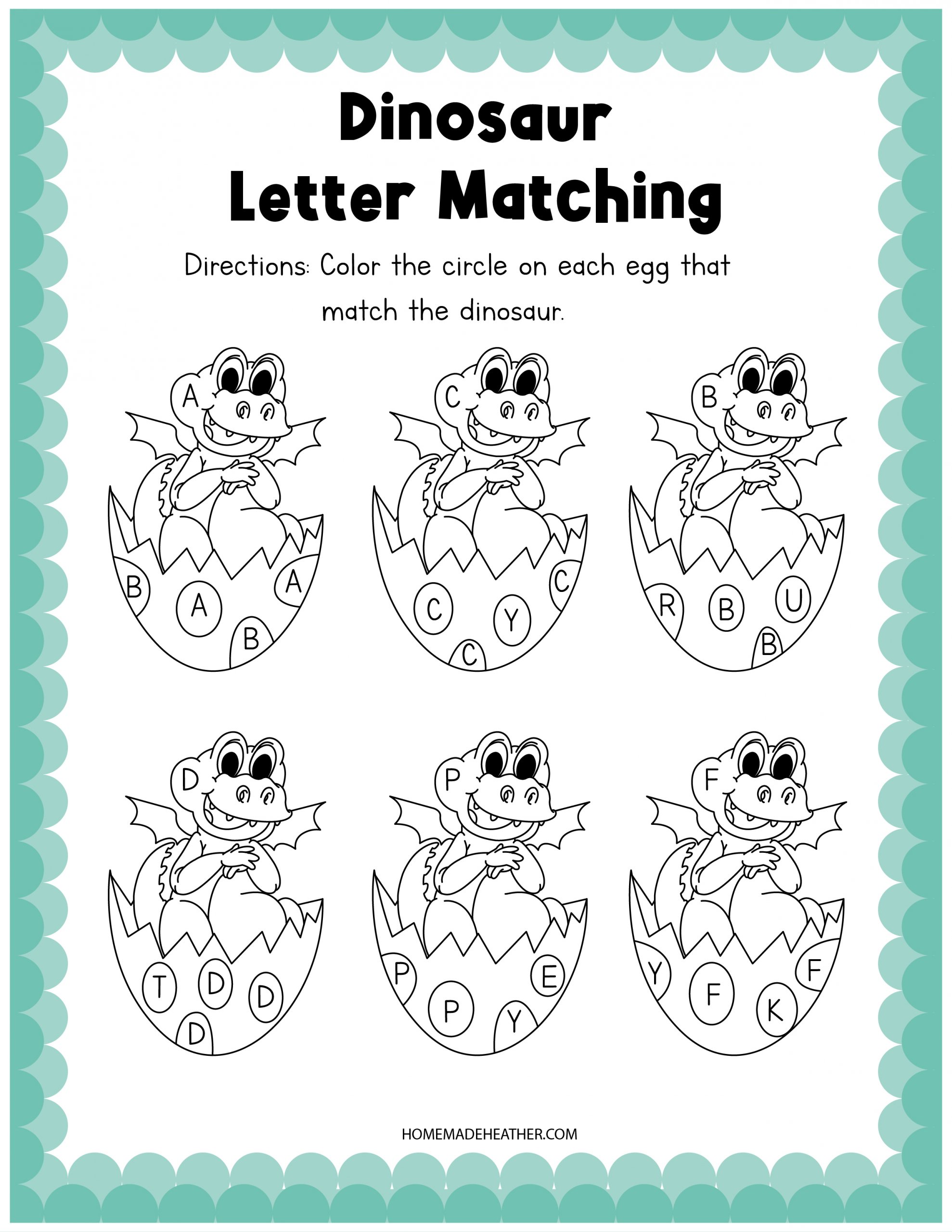 Free Dinosaur Activity Printables » Homemade Heather
