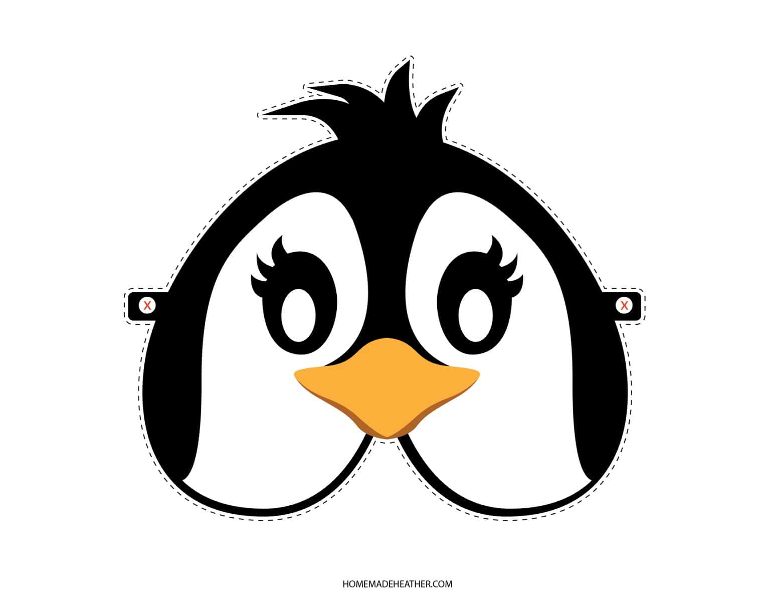 Free Penguin Paper Craft Printables » Homemade Heather