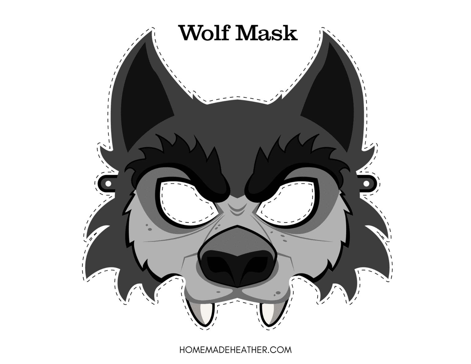 Wolf Activity Printables for Young Kids » Homemade Heather
