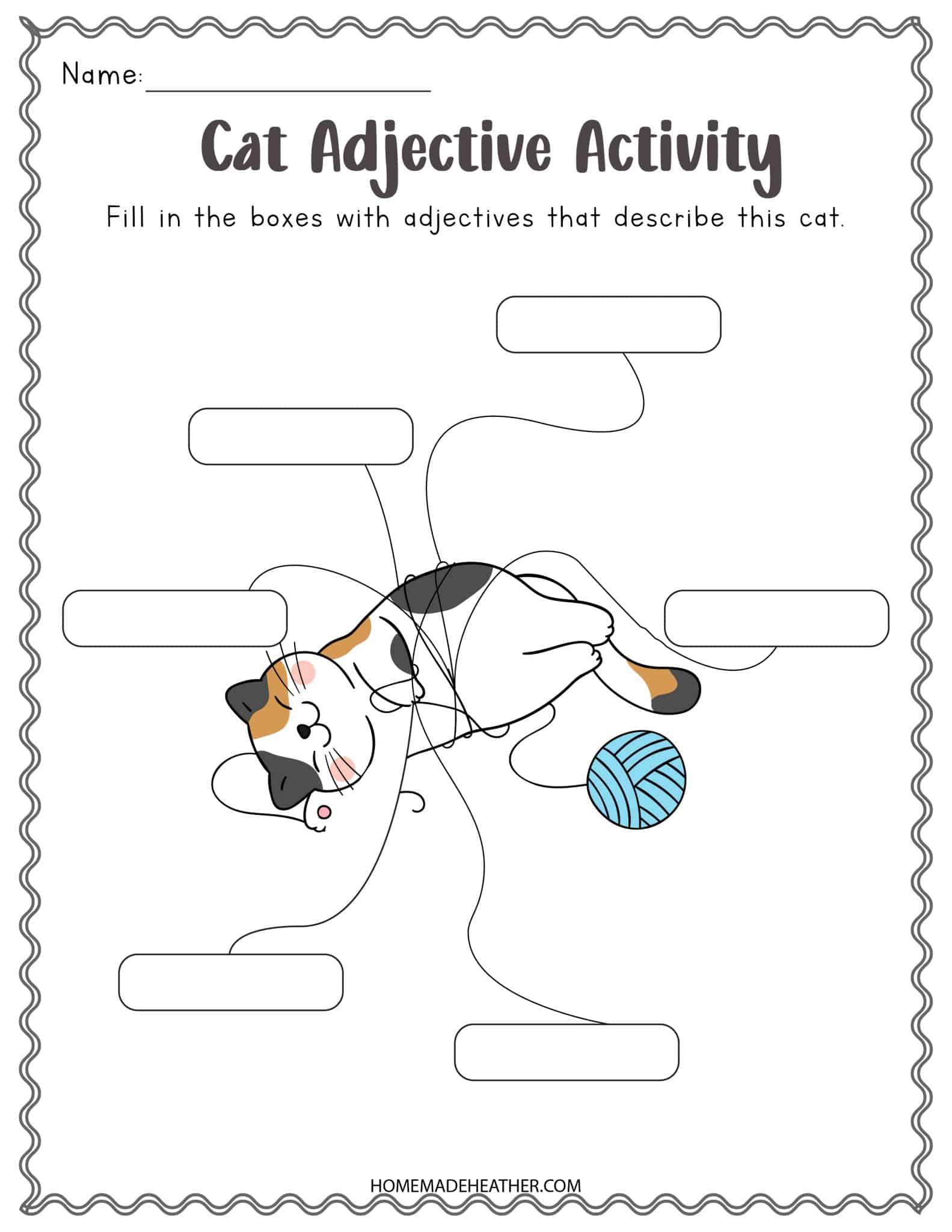 Free Cat Activity Printables » Homemade Heather