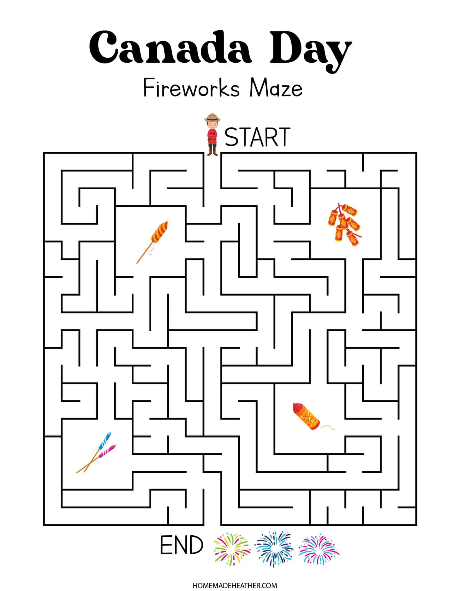 Free Canada Day Activity Printables » Homemade Heather
