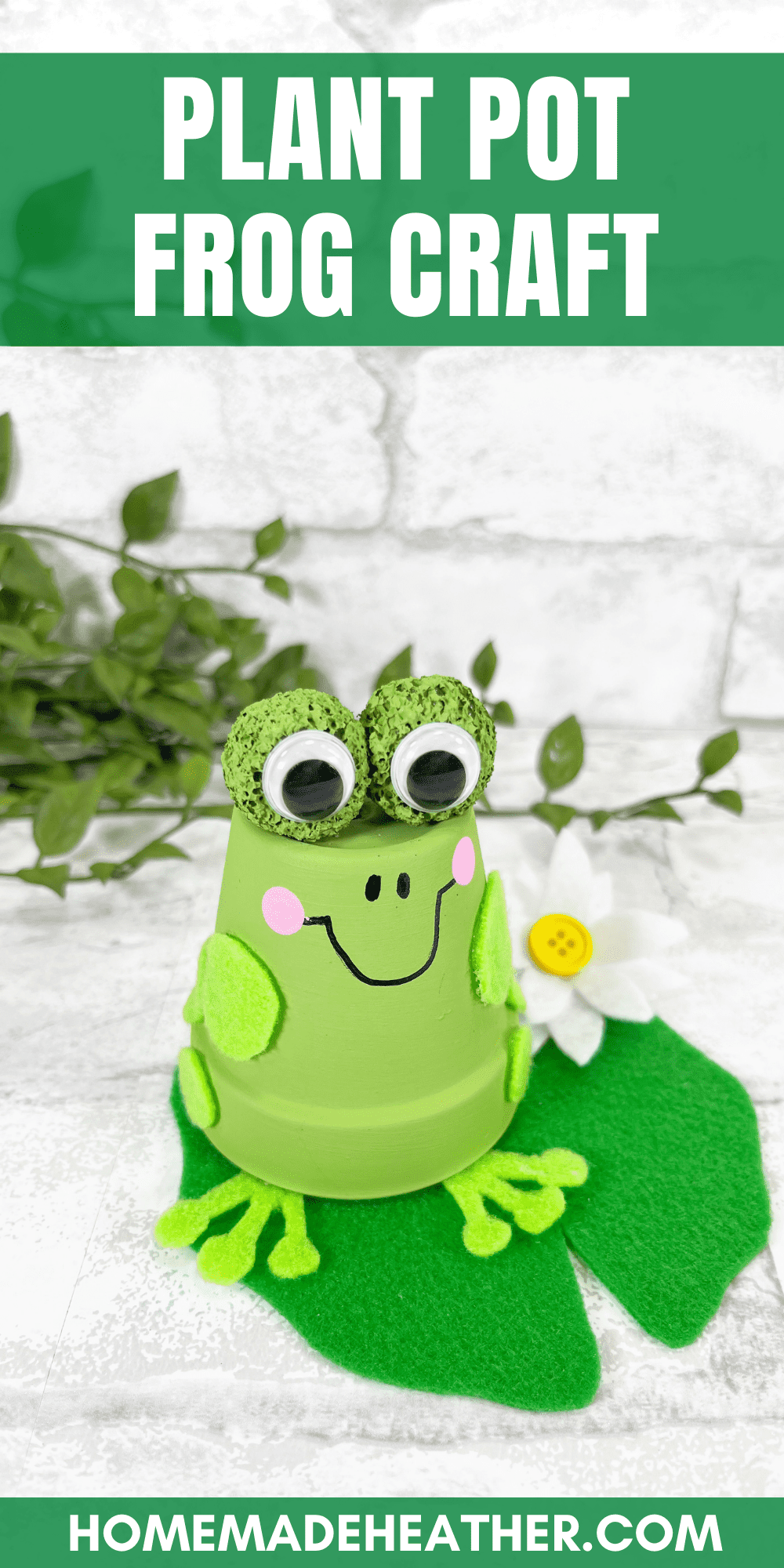 Plant Pot Frog Craft » Homemade Heather