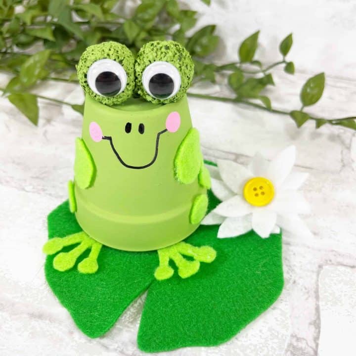 Plant Pot Frog Craft » Homemade Heather