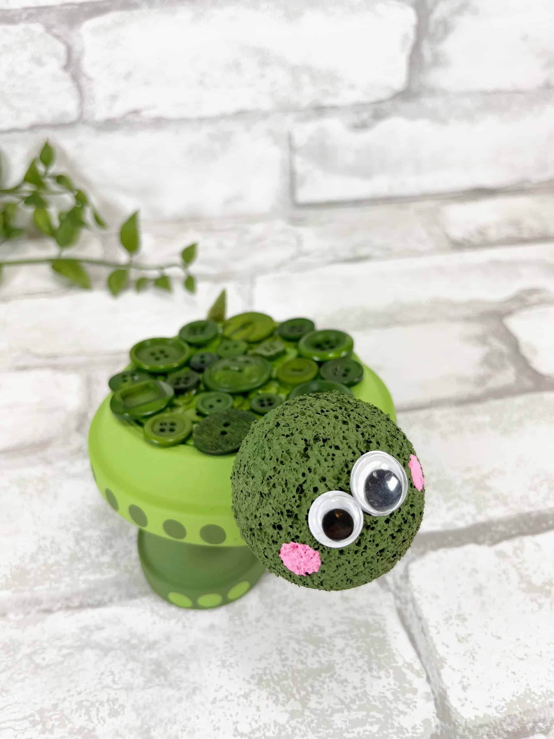 Plant Pot Turtle Craft » Homemade Heather