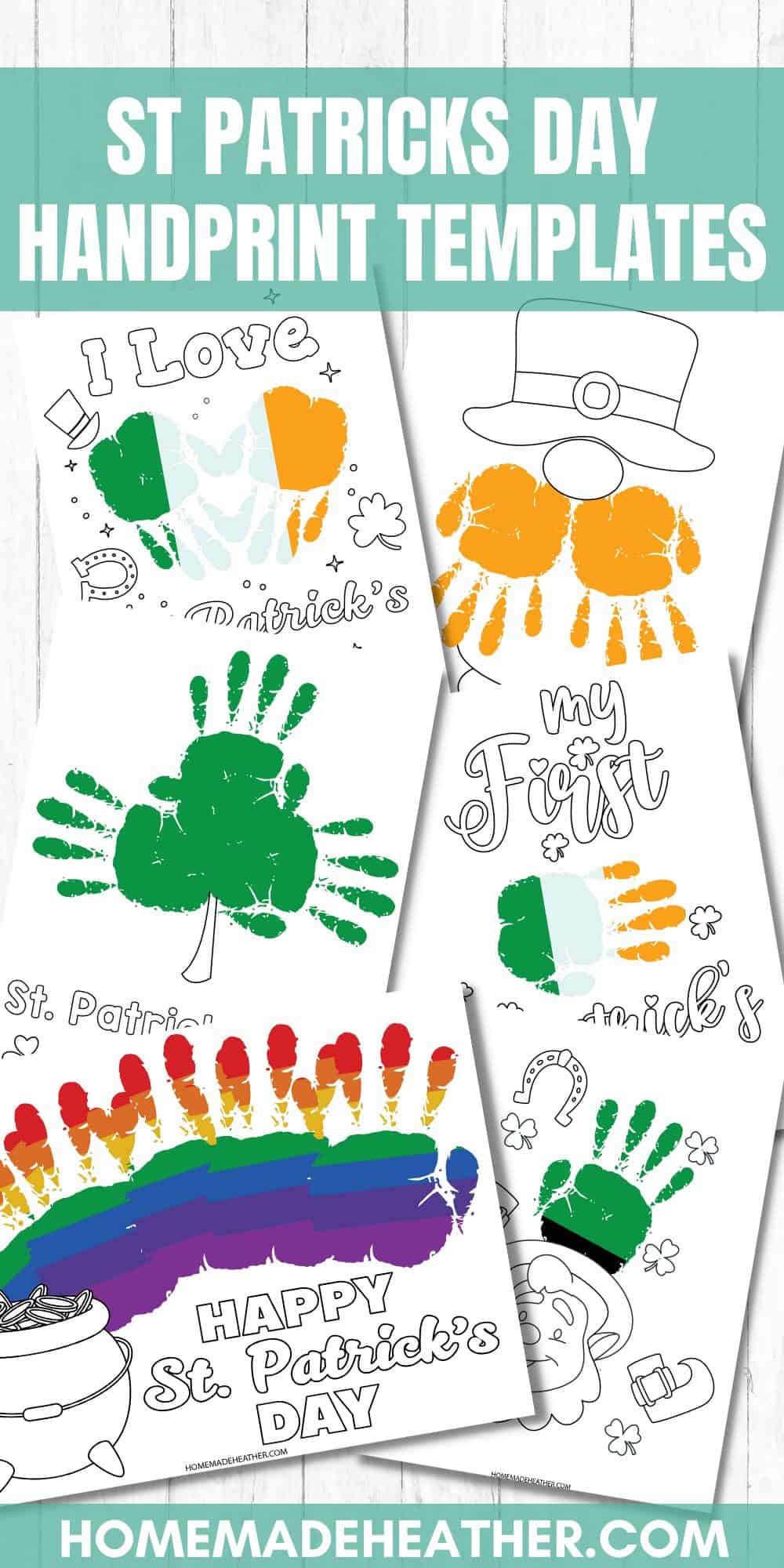 St Patricks Day Handprint Templates » Homemade Heather