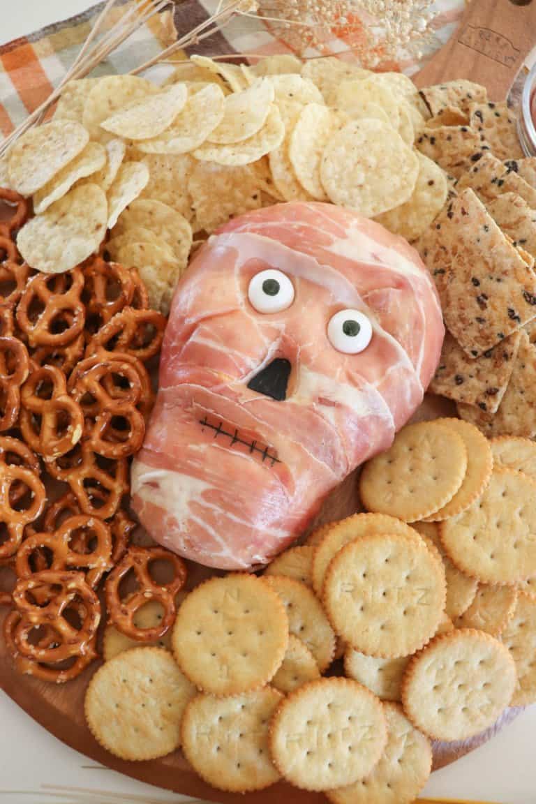 Creepy Halloween Cheese Ball Recipe » Homemade Heather