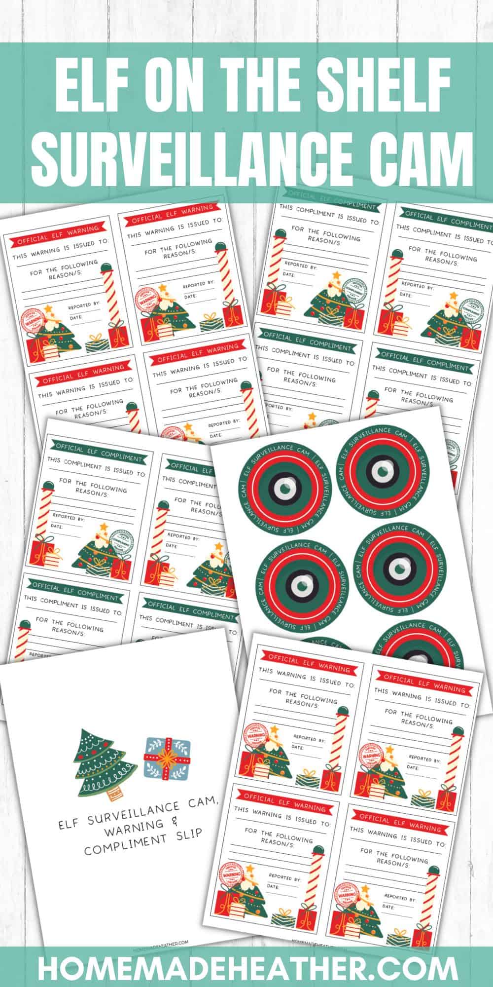 Elf on the Shelf Surveillance Cam Printables » Homemade Heather