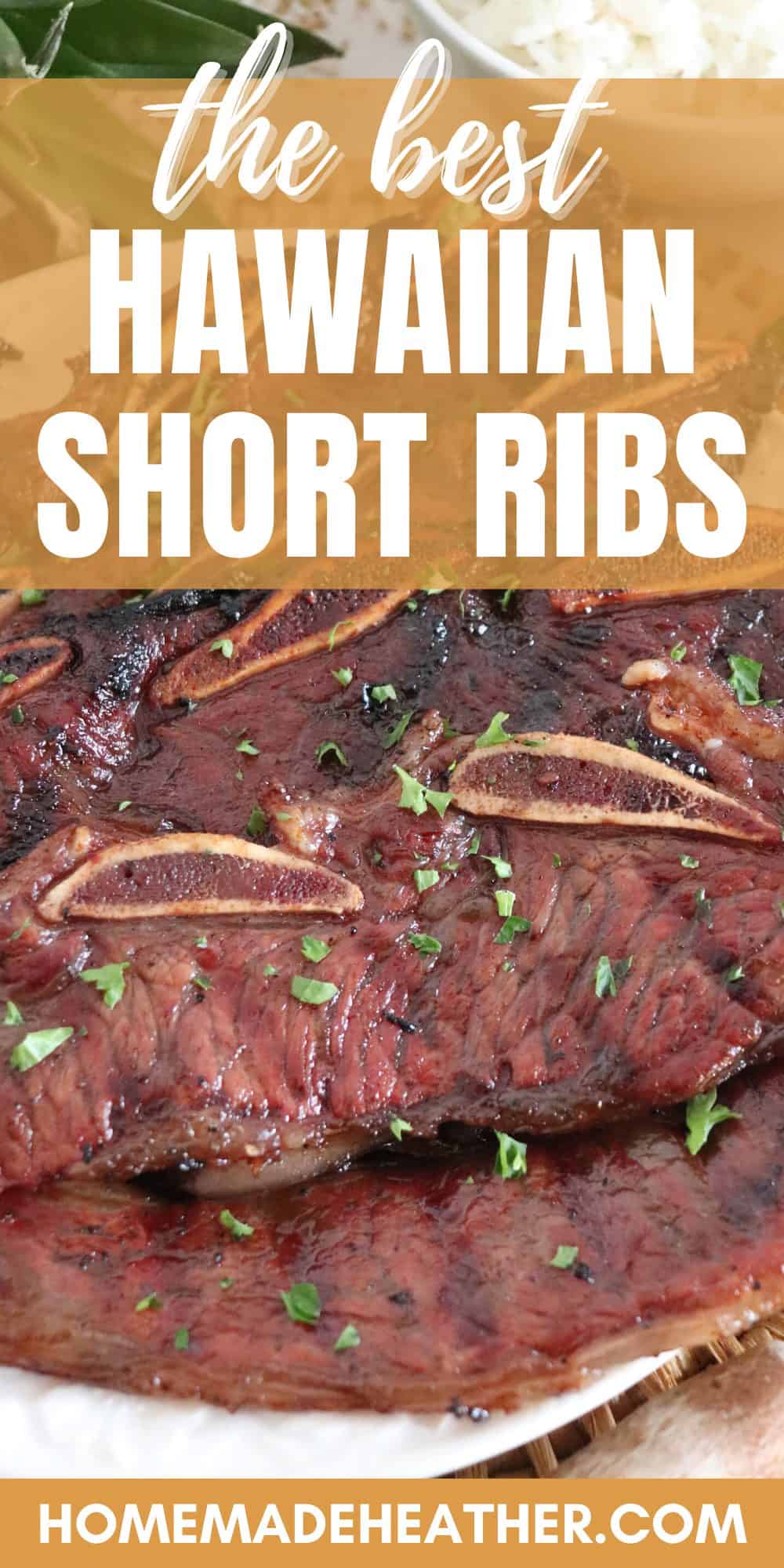 The Best Hawaiian Short Rib Recipe » Homemade Heather