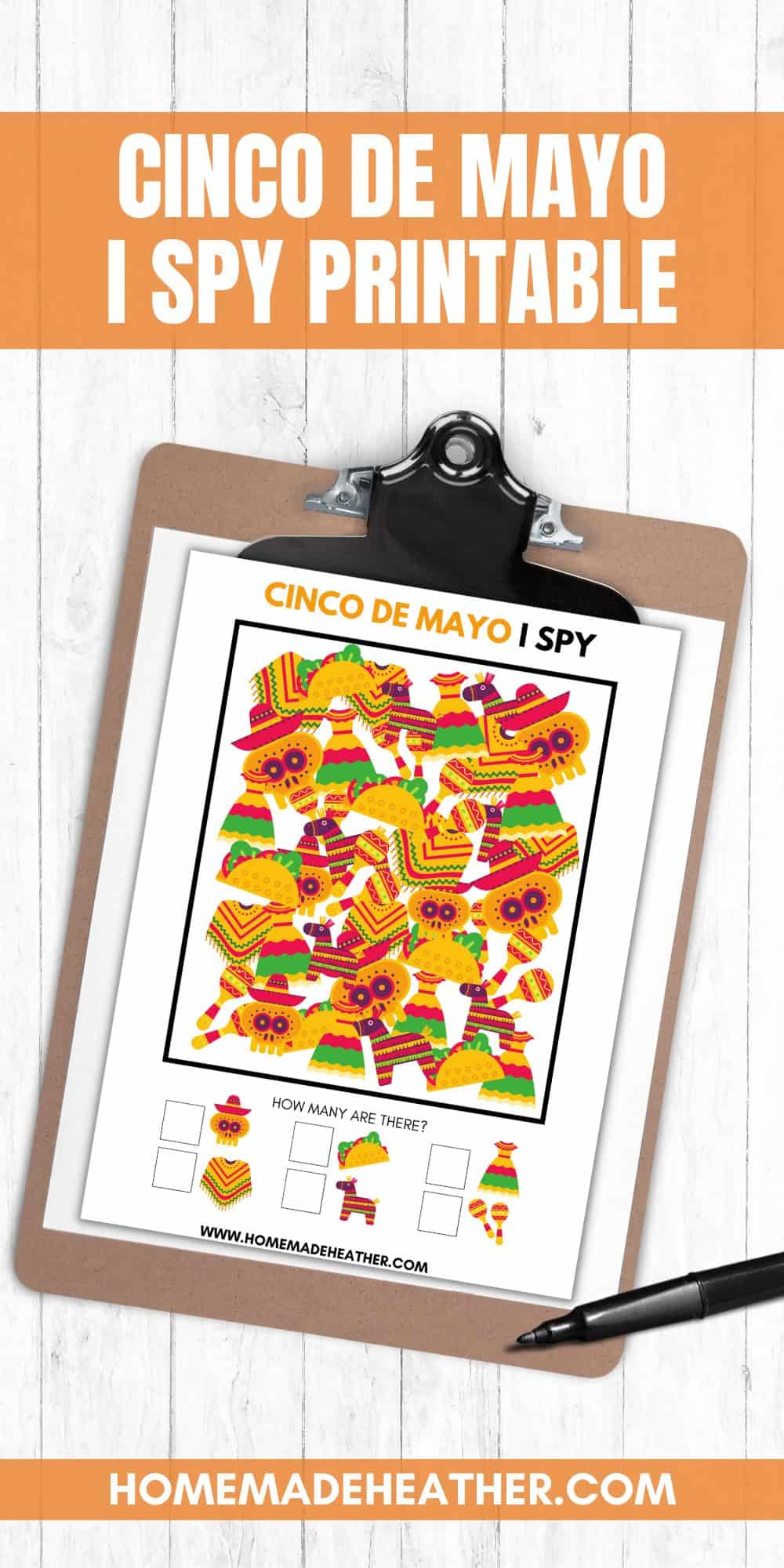 Free Cinco De Mayo I Spy Printable » Homemade Heather
