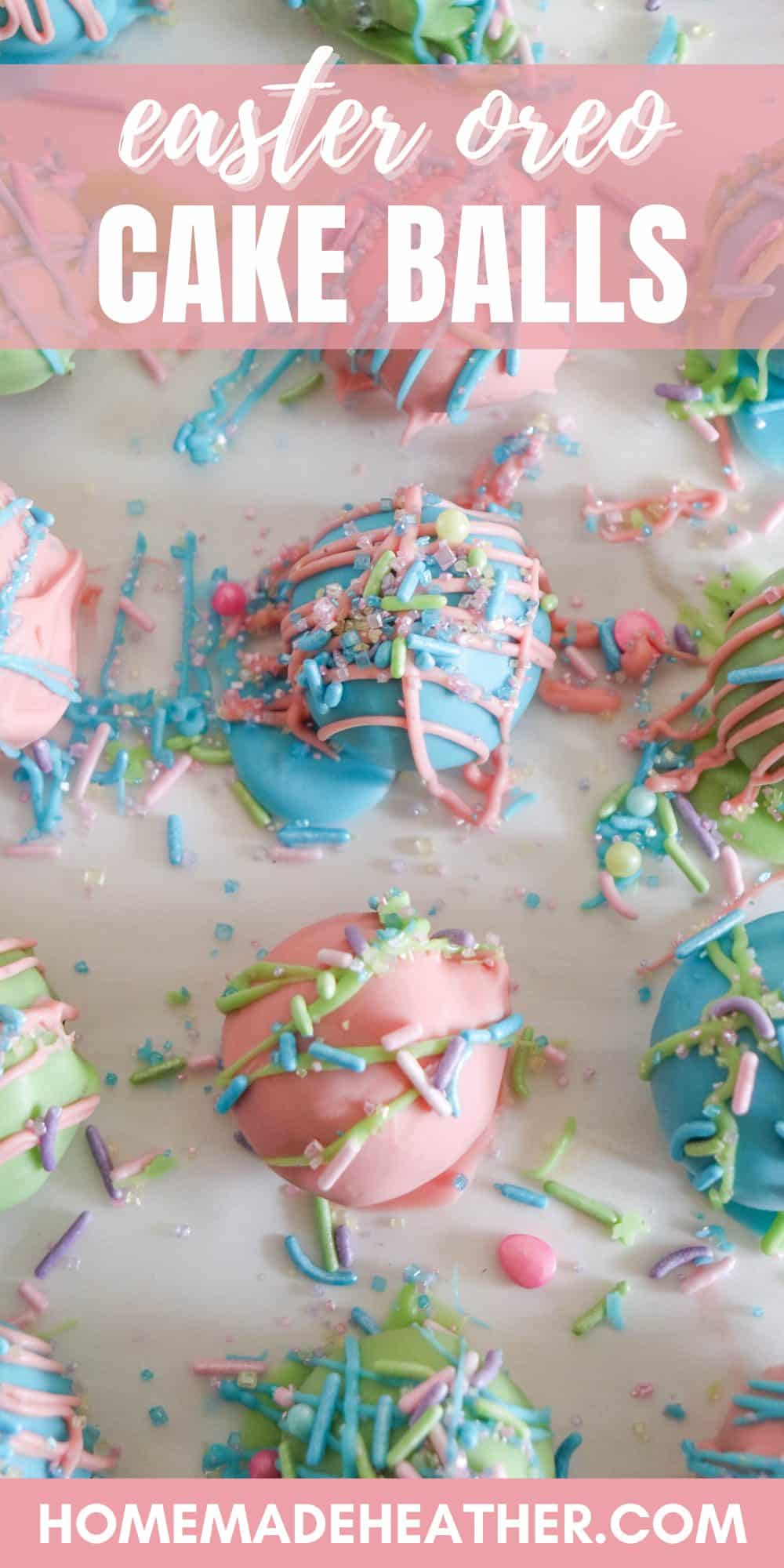 Easter Oreo Cake Balls » Homemade Heather