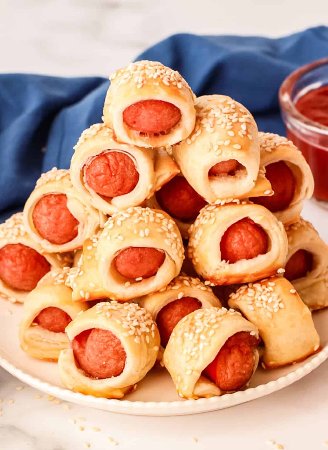 Mini Hot Dog Appetizers » Homemade Heather