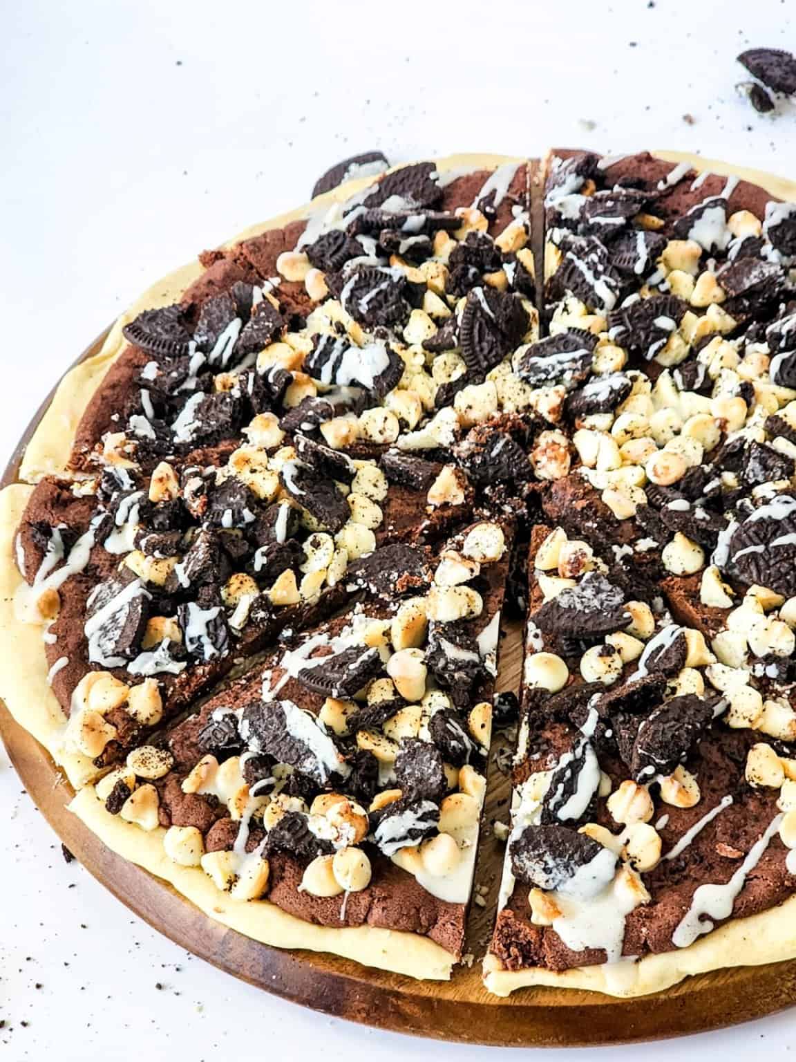 Oreo Dessert Pizza Recipe » Homemade Heather