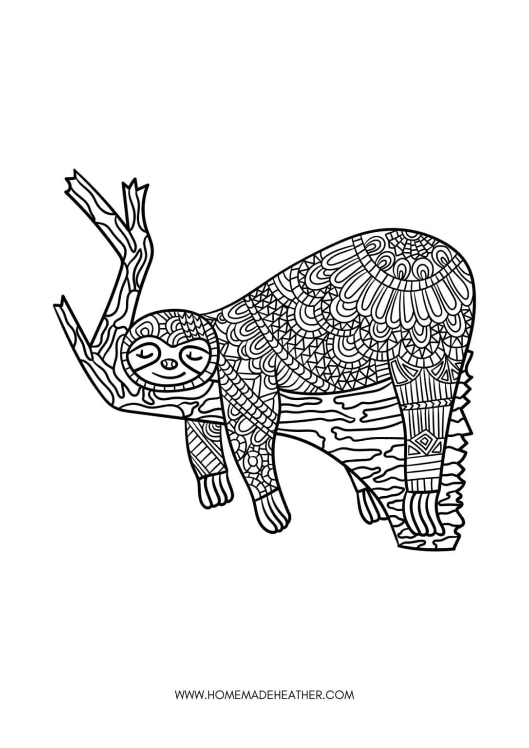 Animal Coloring Pages » Homemade Heather