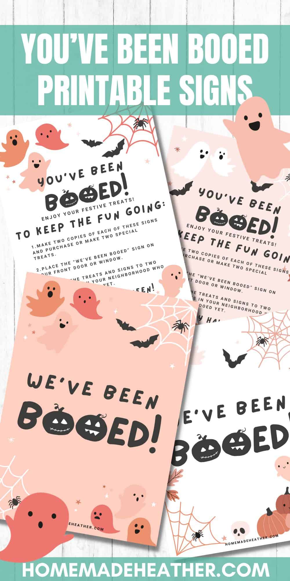 Free You've Been Booed Printables for Halloween » Homemade Heather