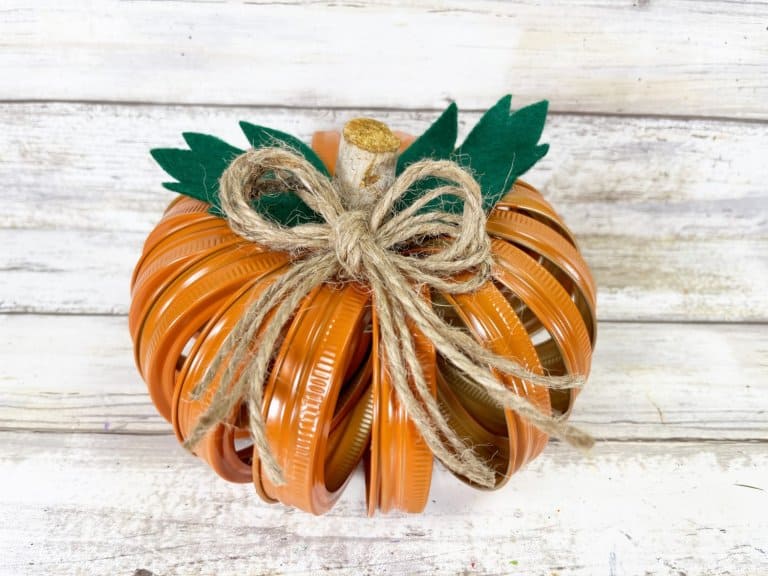 Easy Pumpkin Craft with Free Printable Template » Homemade Heather