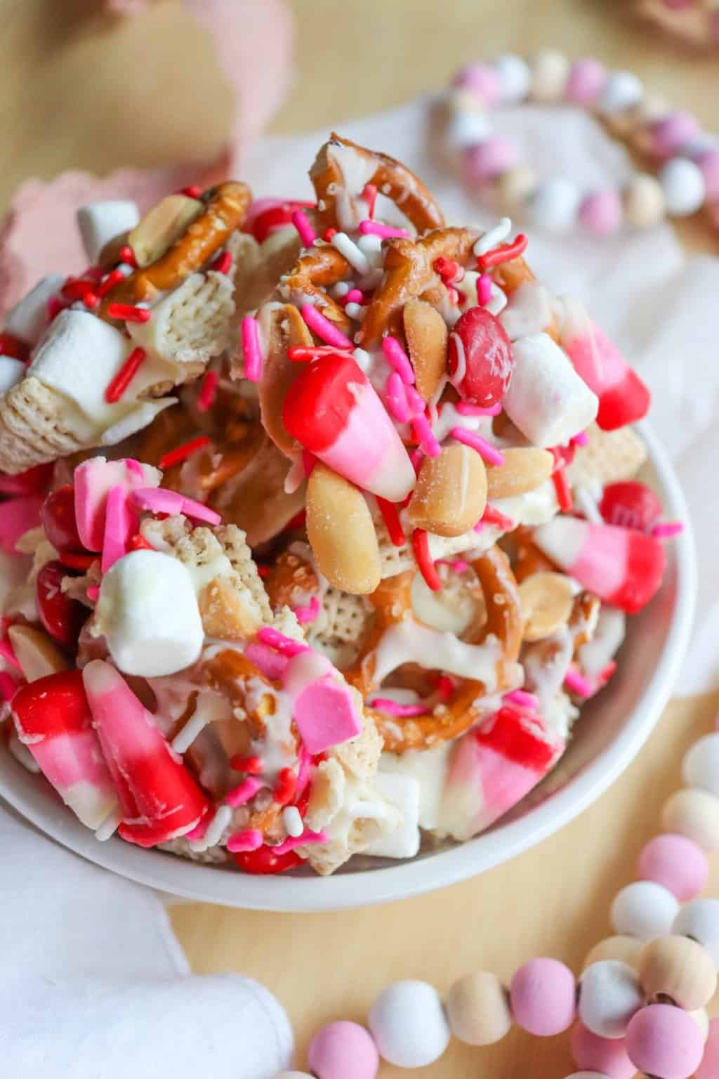 Valentine's Day Snack Mix Recipe » Homemade Heather