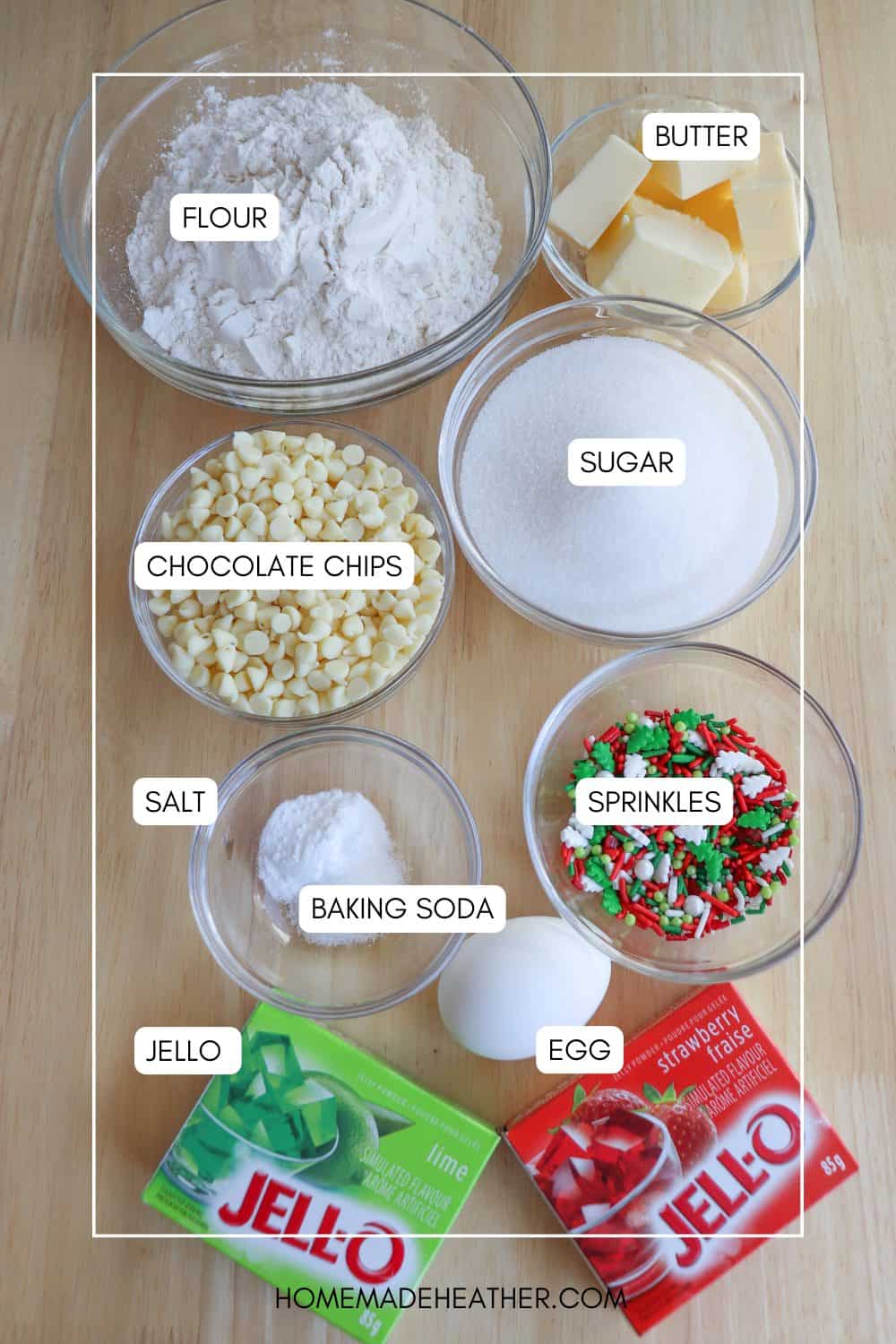 Soft & Chewy Christmas Sprinkle Pudding Cookies » Homemade Heather
