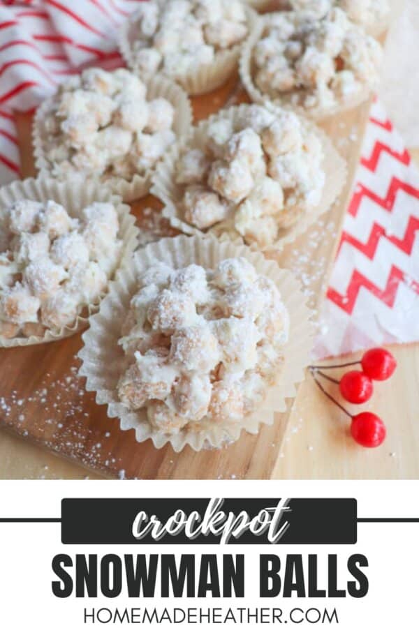 Crockpot Snowman Balls Recipe » Homemade Heather