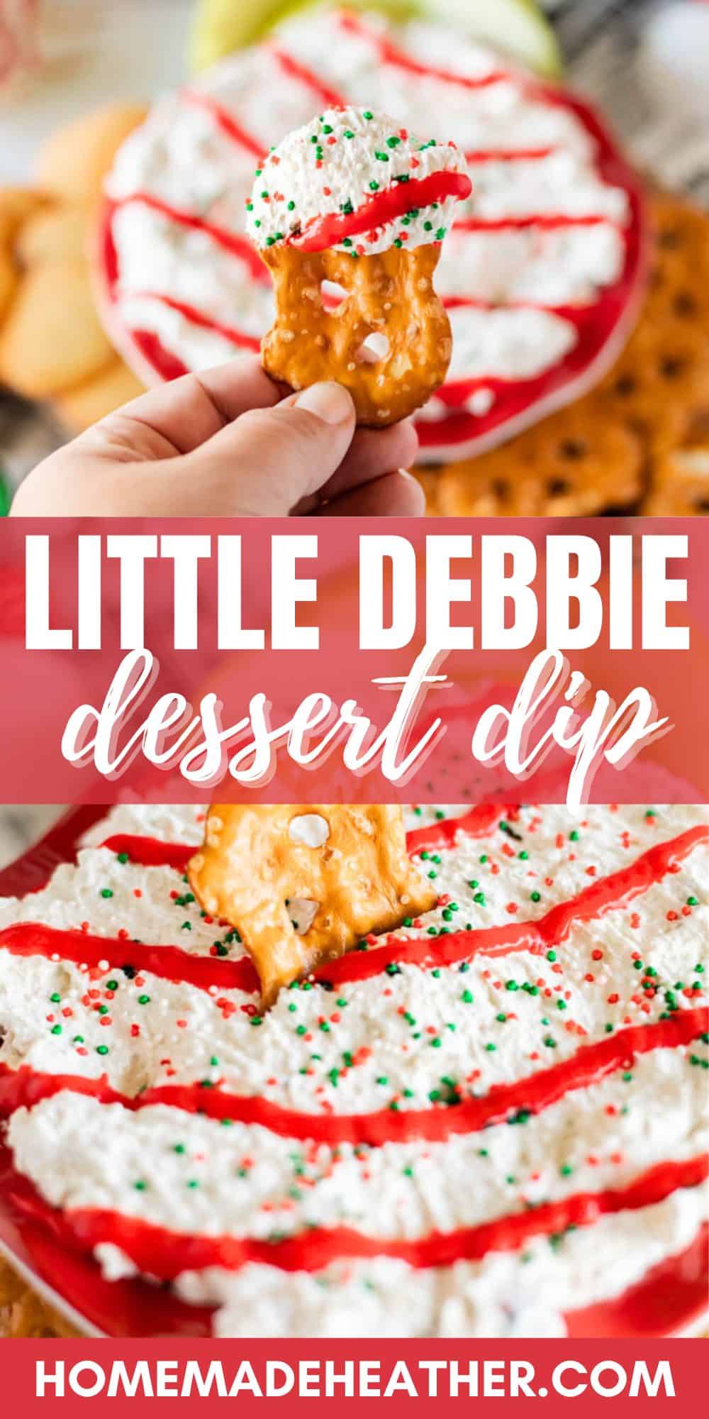 Little Debbie Christmas Tree Dessert Dip » Homemade Heather