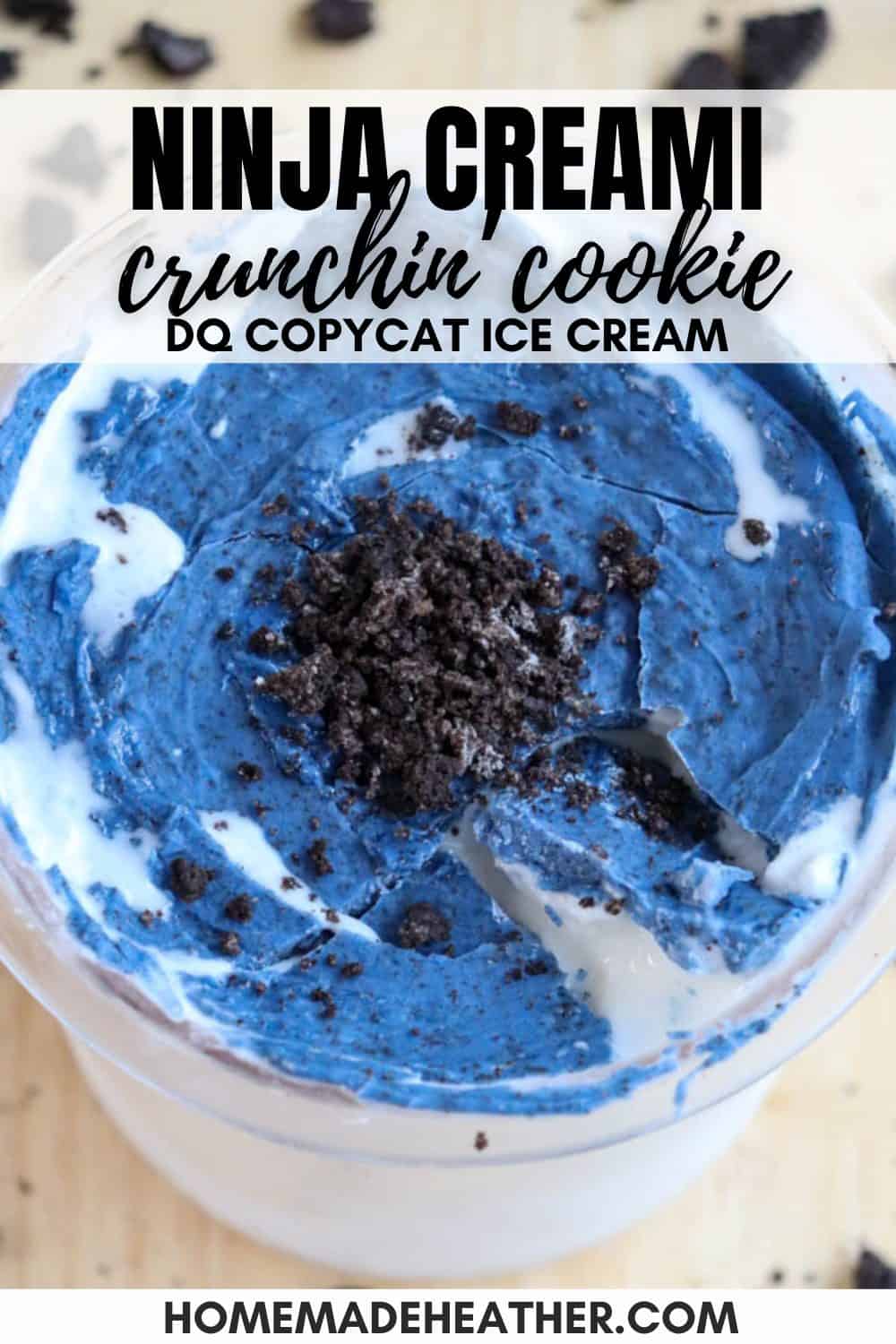 Copycat DQ Crunchin' Cookie Ice Cream (Ninja Creami Recipe) » Homemade ...