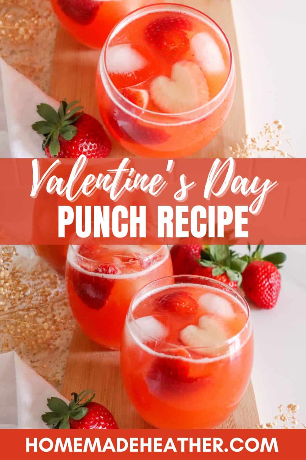 The Best Valentine's Day Punch Recipe » Homemade Heather