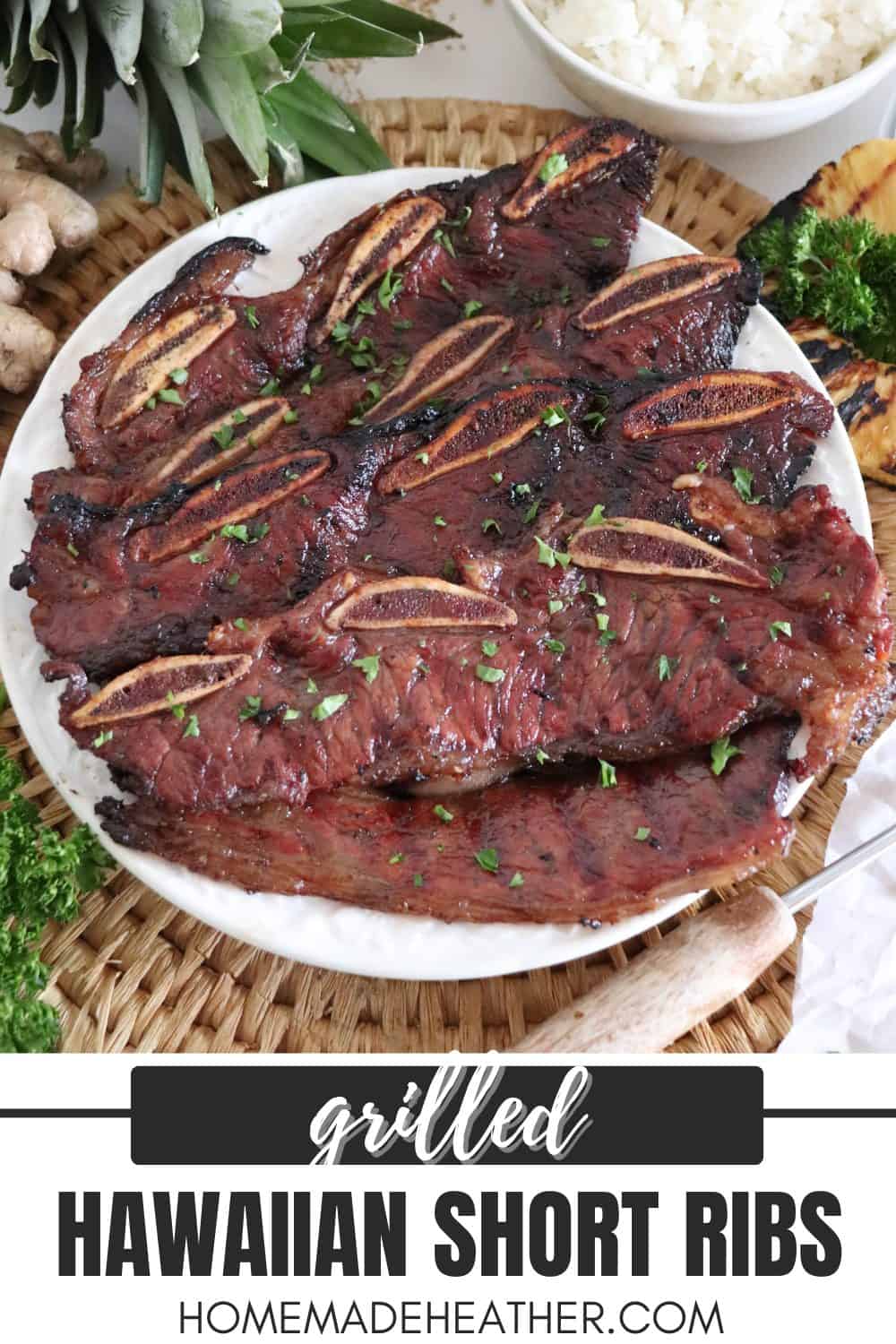 The Best Hawaiian Short Rib Recipe » Homemade Heather