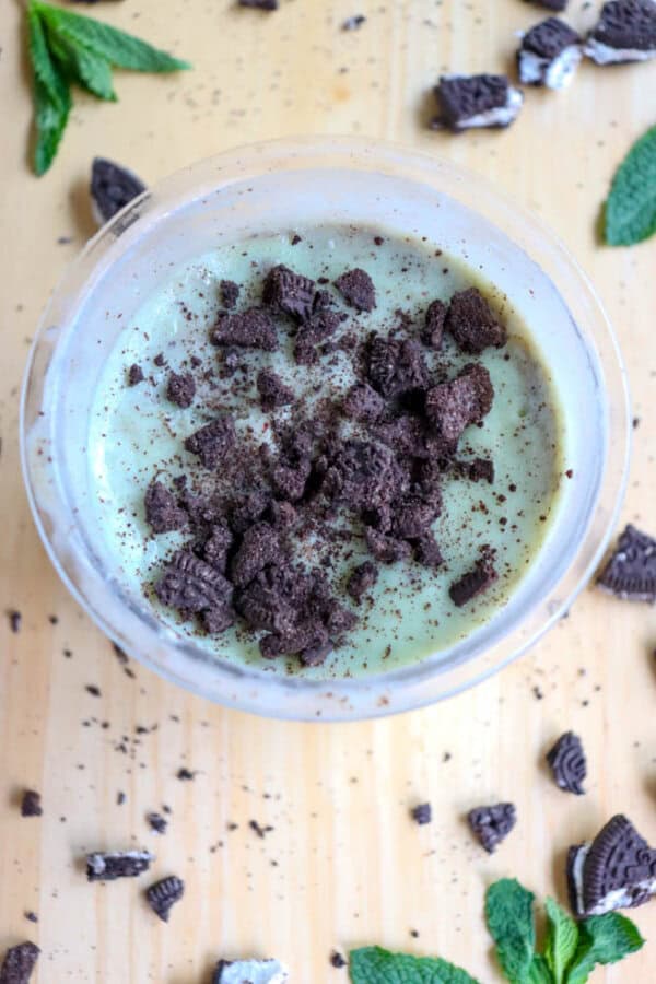 Mint Oreo Protein Ice Cream (Ninja Creami Recipe) » Homemade Heather