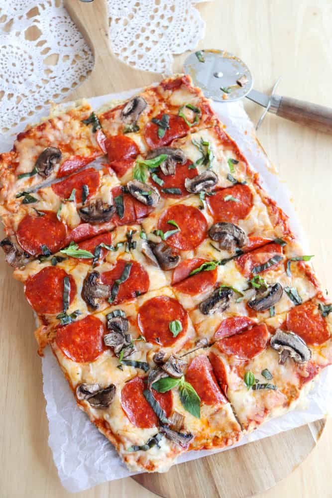 Easy Ground Turkey Pizza Crust (Low Carb Recipe) » Homemade Heather