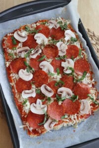 Easy Ground Turkey Pizza Crust (Low Carb Recipe) » Homemade Heather
