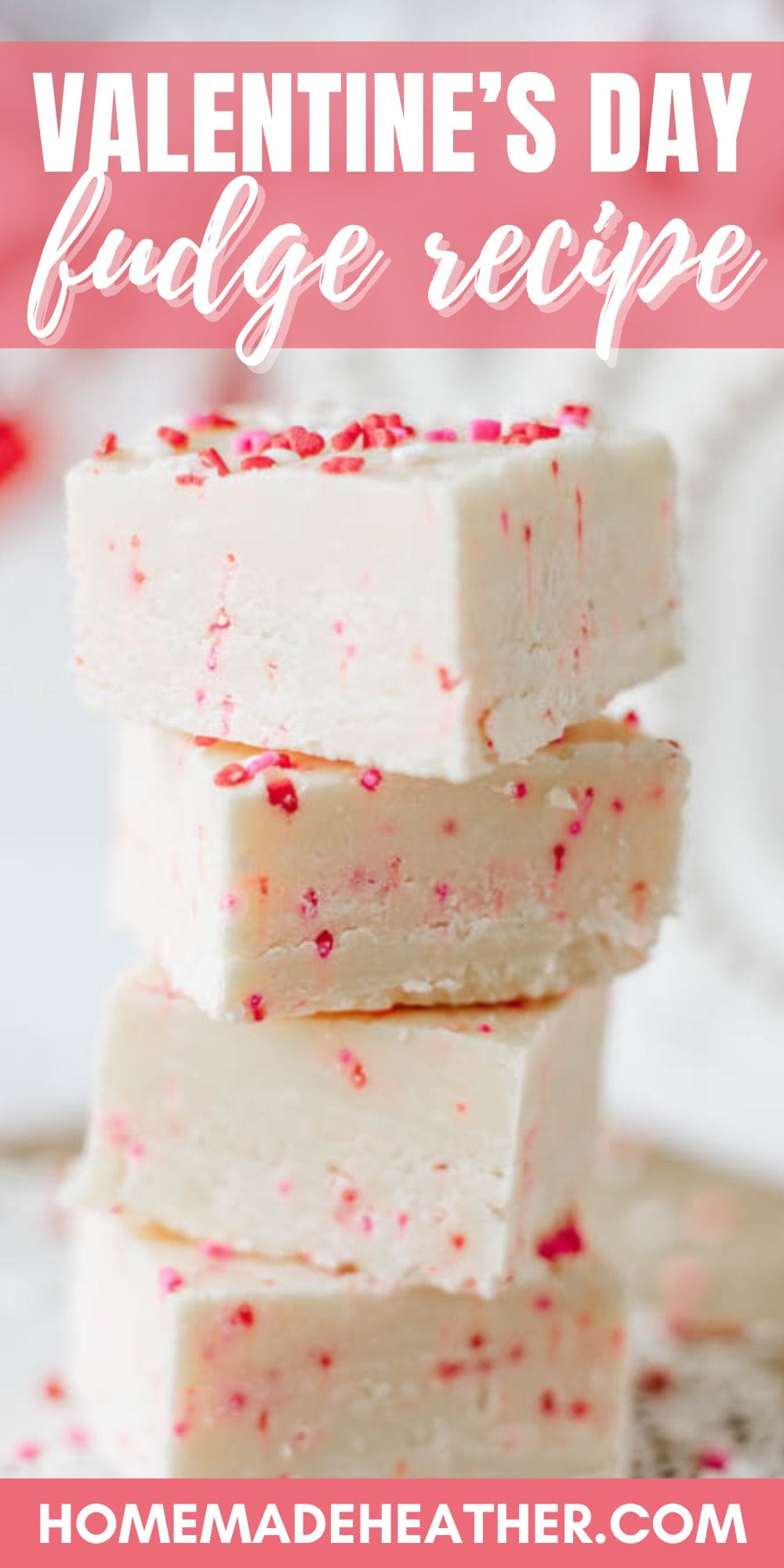 3-Ingredient White Chocolate Fudge (Valentine's Day Recipe) » Homemade ...