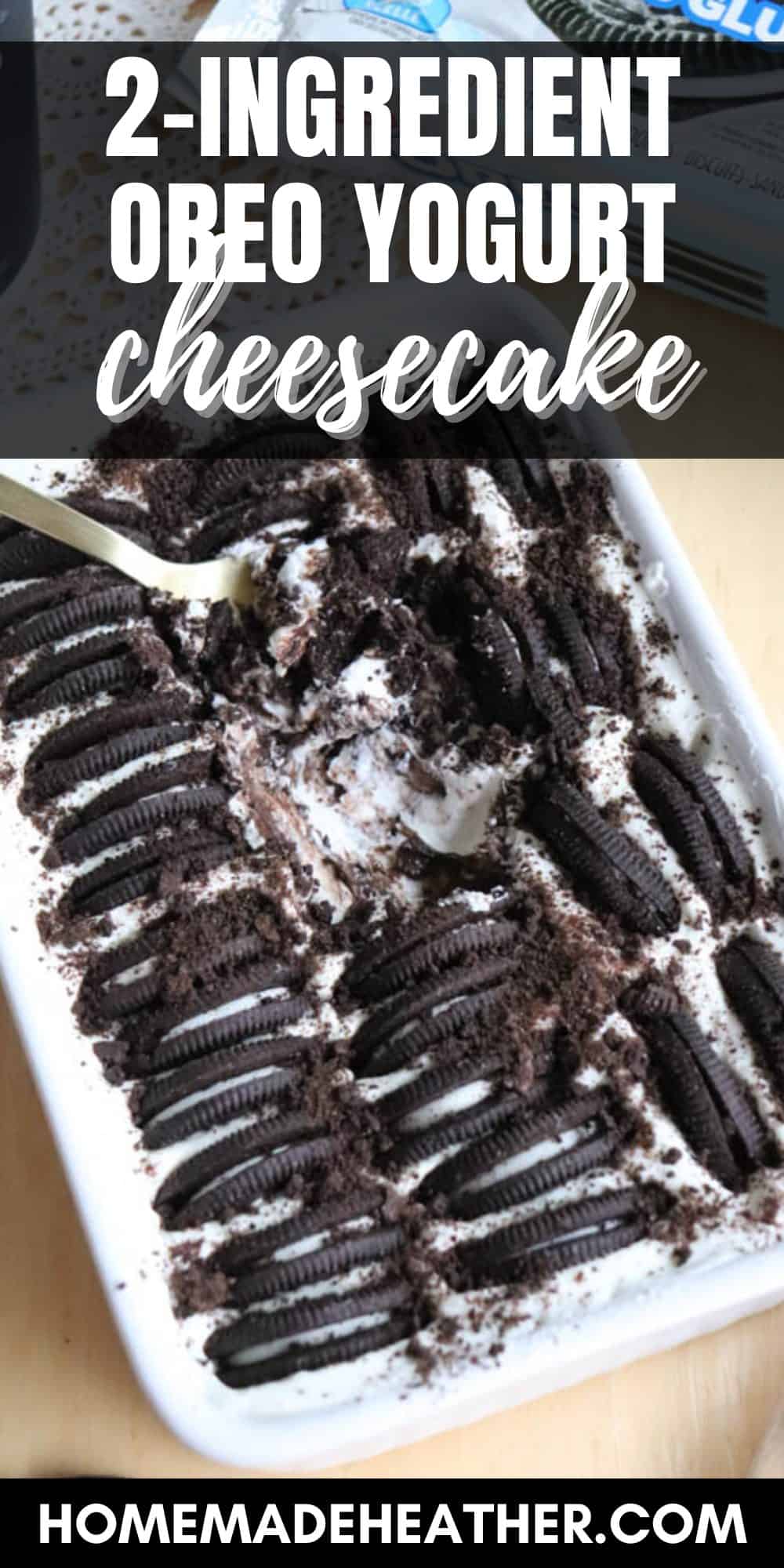 2-Ingredient Oreo Japanese Cheesecake (Tiktok Recipe) » Homemade Heather