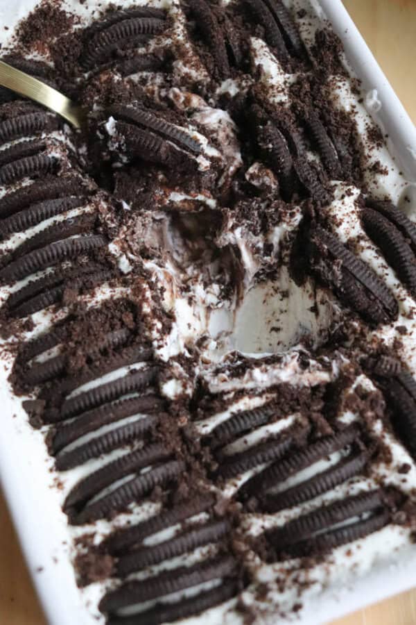 2-Ingredient Oreo Japanese Cheesecake (Tiktok Recipe) » Homemade Heather