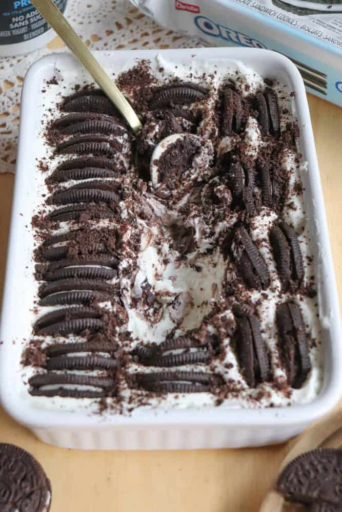 2-Ingredient Oreo Japanese Cheesecake (Tiktok Recipe) » Homemade Heather