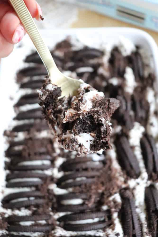 2-Ingredient Oreo Japanese Cheesecake (Tiktok Recipe) » Homemade Heather